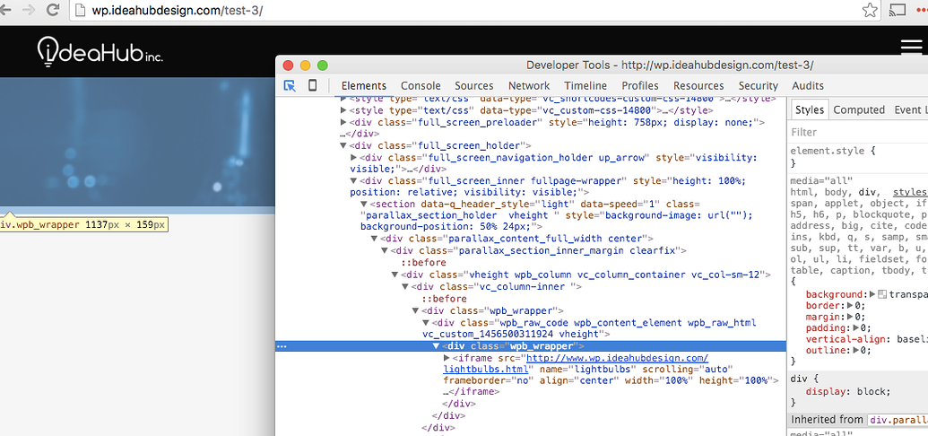 Integrating Hype Div into WordPress - Tumult Forums