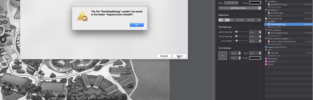 Bug Linked Flies Updated Fail As Well As Using The Replace Button Known Issues Tumult Forums 0978