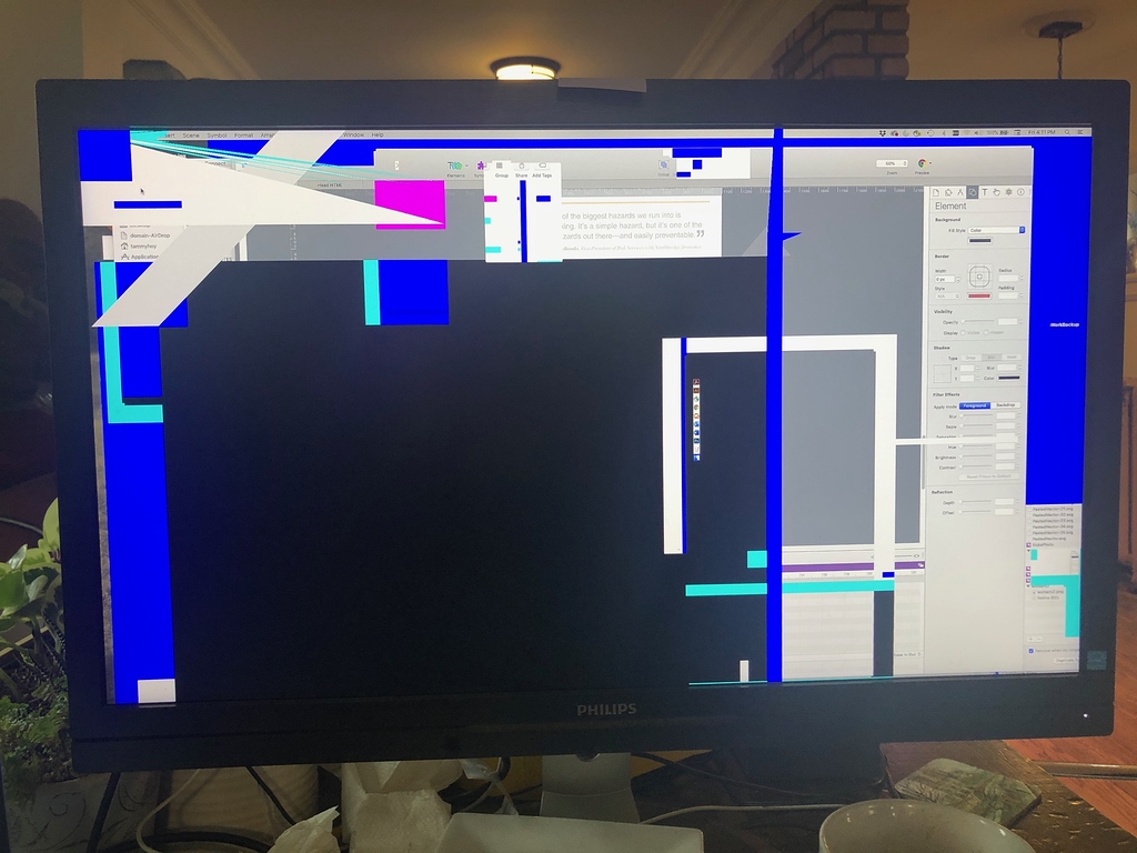 Screen Aberrations and crashing on mac - Tumult Forums
