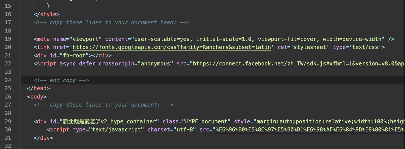 The Facebook Share html elements in the group become very small - Tumult Forums