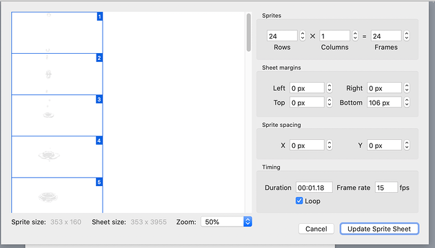 Possible to make an .svg spritesheet/image sequence? - Tumult Forums