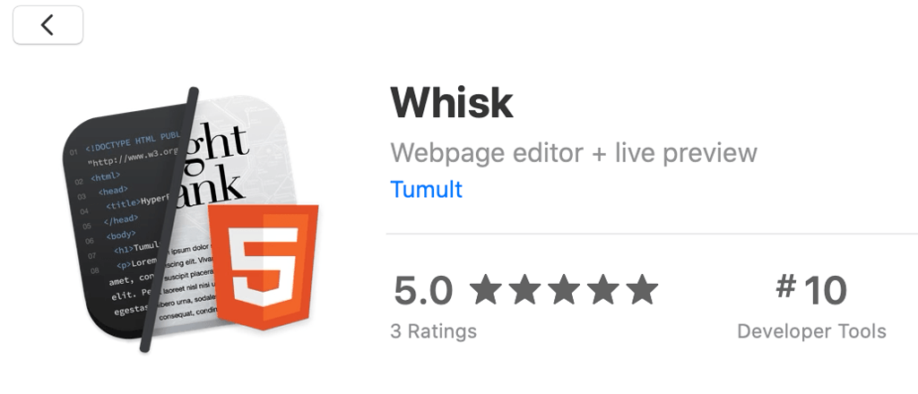 Whisk — Climbing the Ladder - Tumult Whisk - Tumult Forums