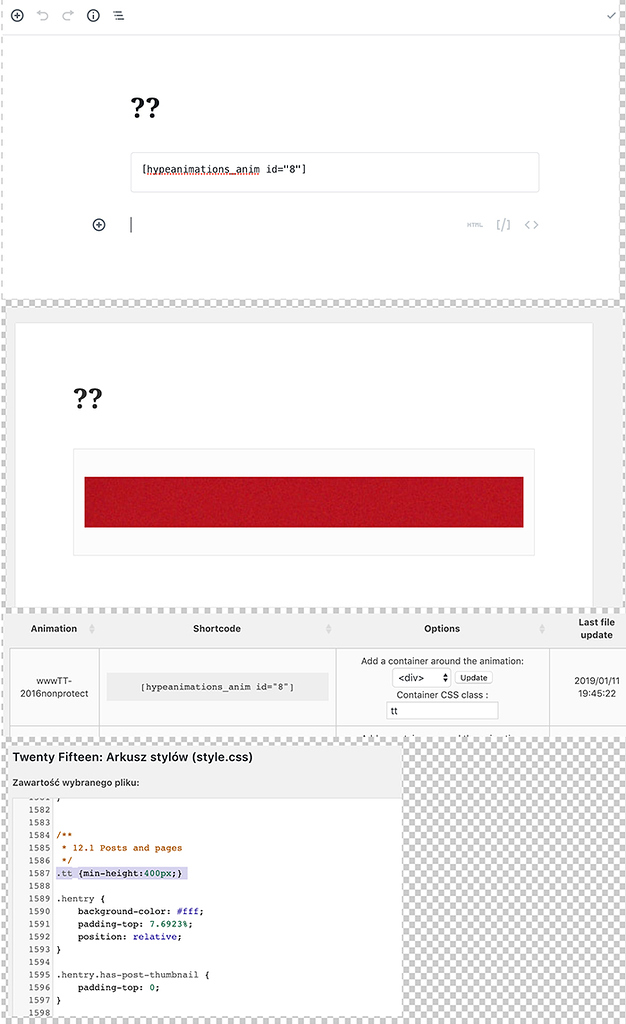 Minimum Height for Wordpress Embed (Wordpress Plugin) - Exporting & Previewing - Tumult Forums
