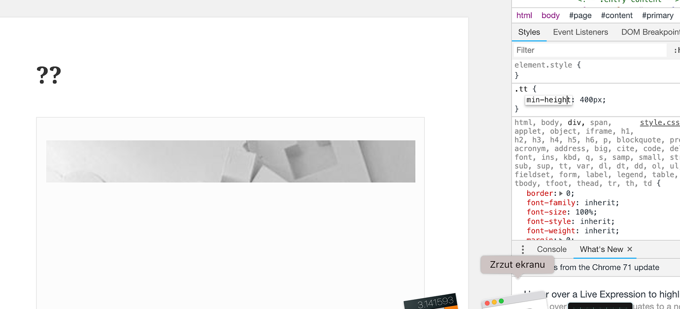 Minimum Height for Wordpress Embed (Wordpress Plugin) - Exporting & Previewing - Tumult Forums