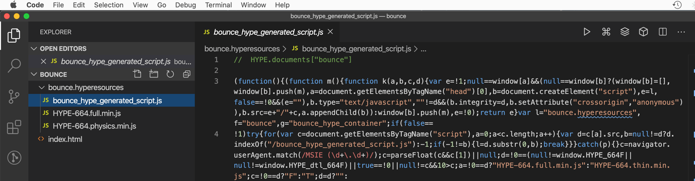 Revealing the full HTML code - Exporting & Previewing - Tumult Forums