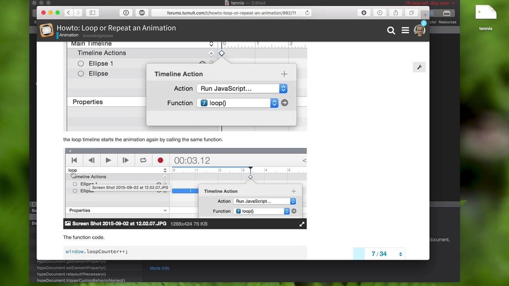 Howto: Loop or Repeat an Animation - Animation - Tumult Forums