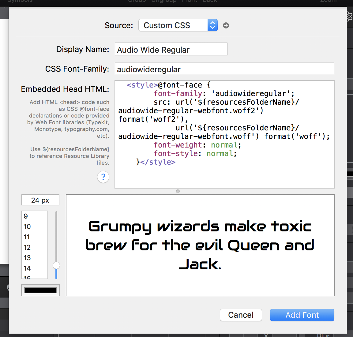 Quickly Embedding Custom Fonts In Your Hype Document Using Font Quickly Embedding Custom Fonts In Your Hype Document Using Font